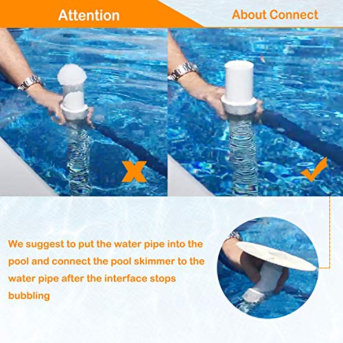 Above Ground Pool Vacuum Plate for compatible with HydroSkim 513330, compatible with Hayward SP1091WM Replace Pool Skimmer, 6.25" Round
