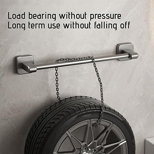 Bathroom Towel Bar, 19.69 Inch Towel Racks for Bathroom Wall Mounted, Heavy Duty Bath Hand Towel Holder Organizer, Modern Home Decor Towel Rod, Gray Single Bar (Gray)