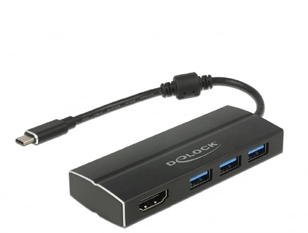 Delock Adapter USB Tipo C 3.0 x USB Tipo-A HDMI