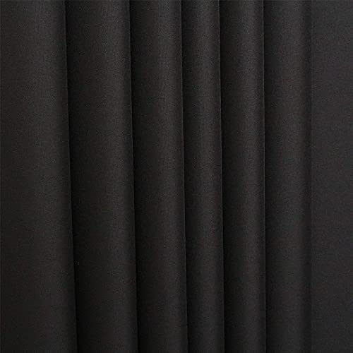 CANVAS FABRIC 600 Denier Polyester 60" Width Black (1 yard)