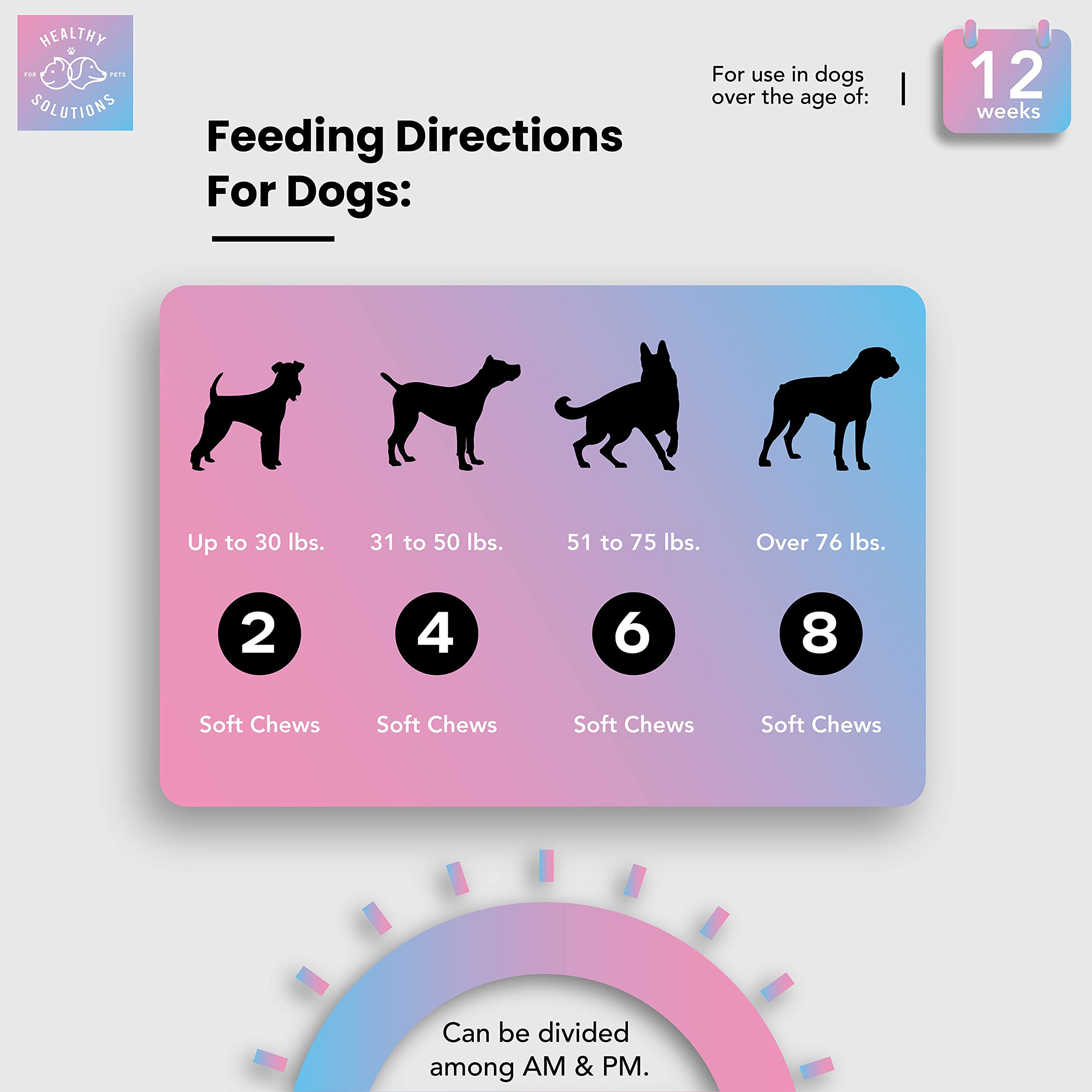 All-in-One Dog Vitamins & Supplements - Dog Multivitamin Supplement for Joint Support, Digestion, Skin, & Coat - Plus Omega-3, 6, 9 - Ultimate Daily Vitamin for Dogs - Made in USA, 60 Soft Chews