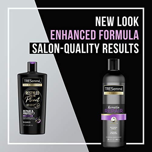 TRESemmé Shampoo for Damaged Hair Keratin Repair Restores and Shields Hair from Damage 20 oz