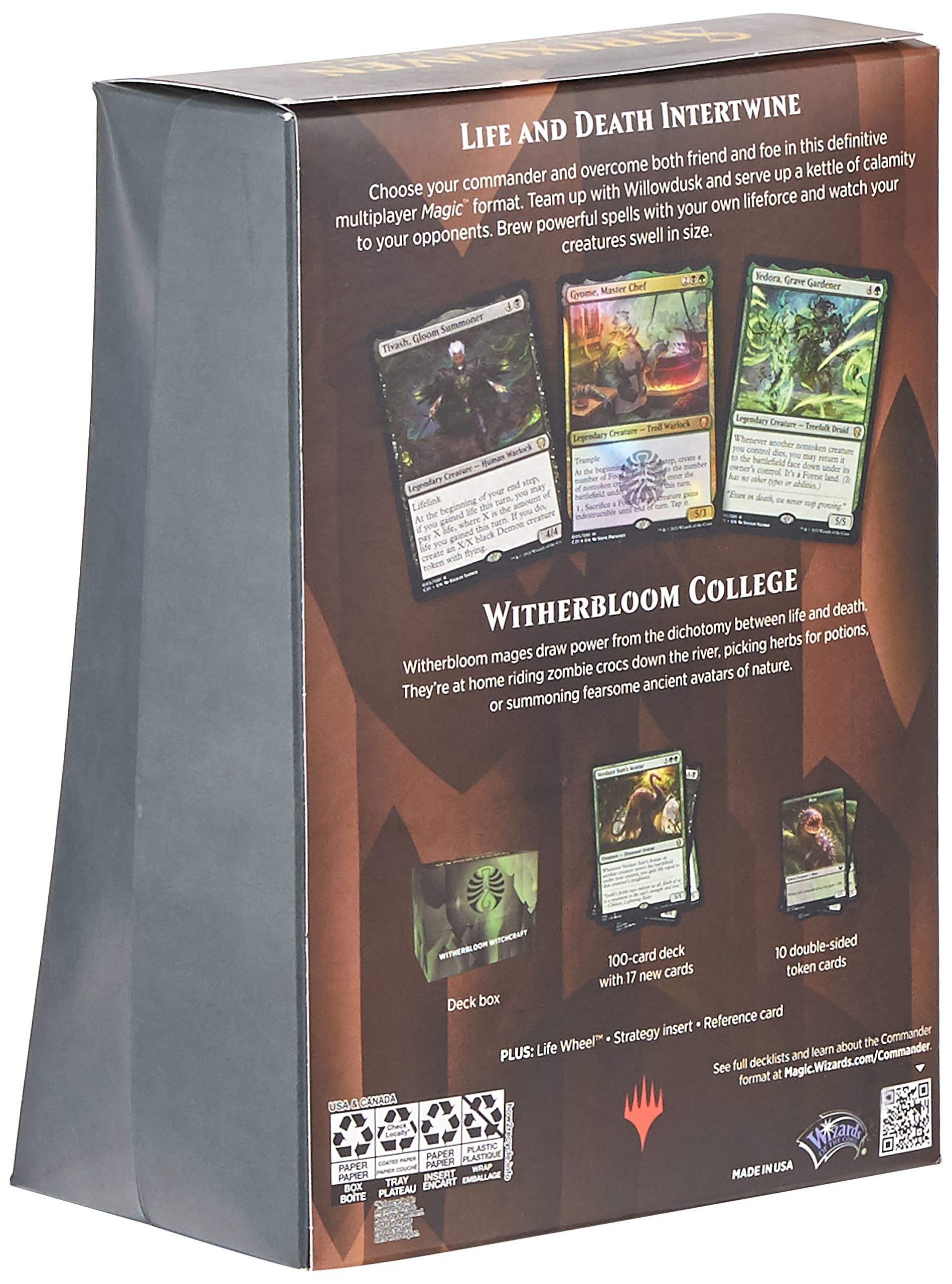 Magic: The Gathering Strixhaven Commander Deck β Witherbloom Witchcraft (Black-Green)
