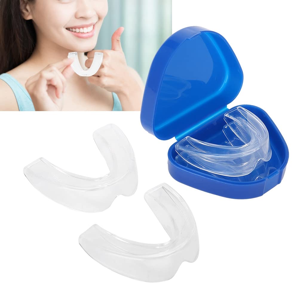 4 pcs Nighttime Teeth Grinding Guards - Breathable Silicone Mouthguards for Adults and Children, Protect Teeth Against Grinding During Sleep and Outdoor Activities