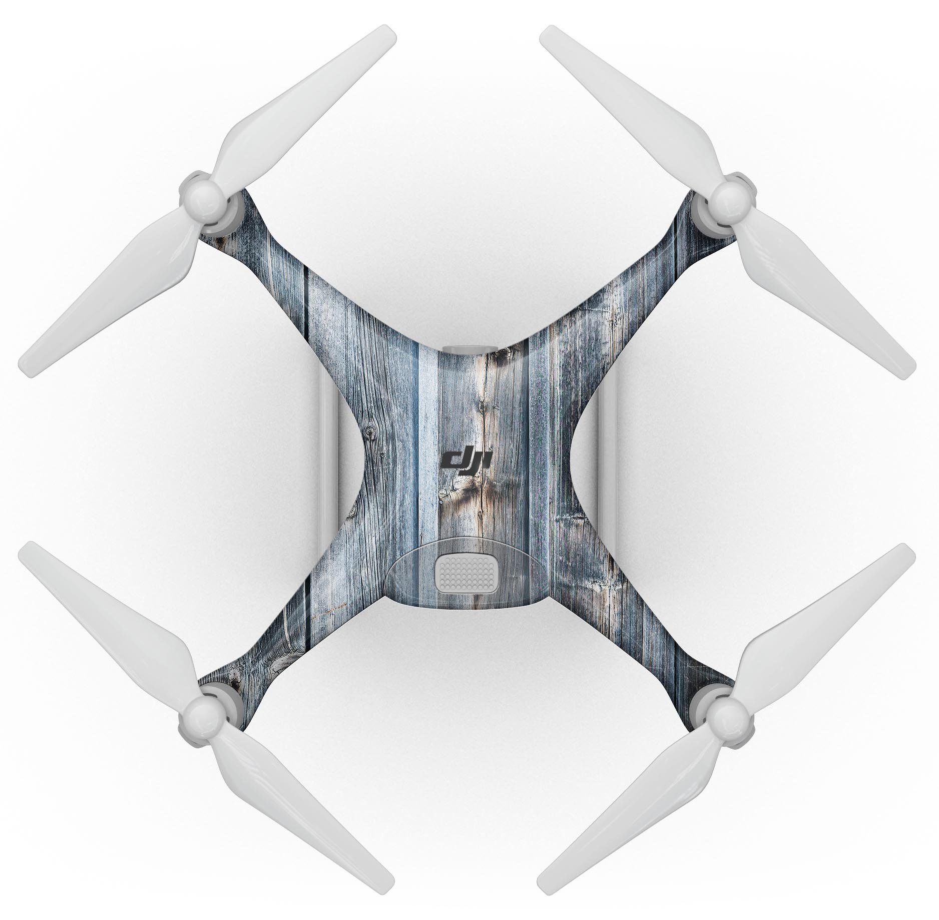 Design Skinz Design Skinz Vertical Planks of Wood Full-Body Wrap Decal Skin-Kit Compatible with The Drone DJI Mavic Air