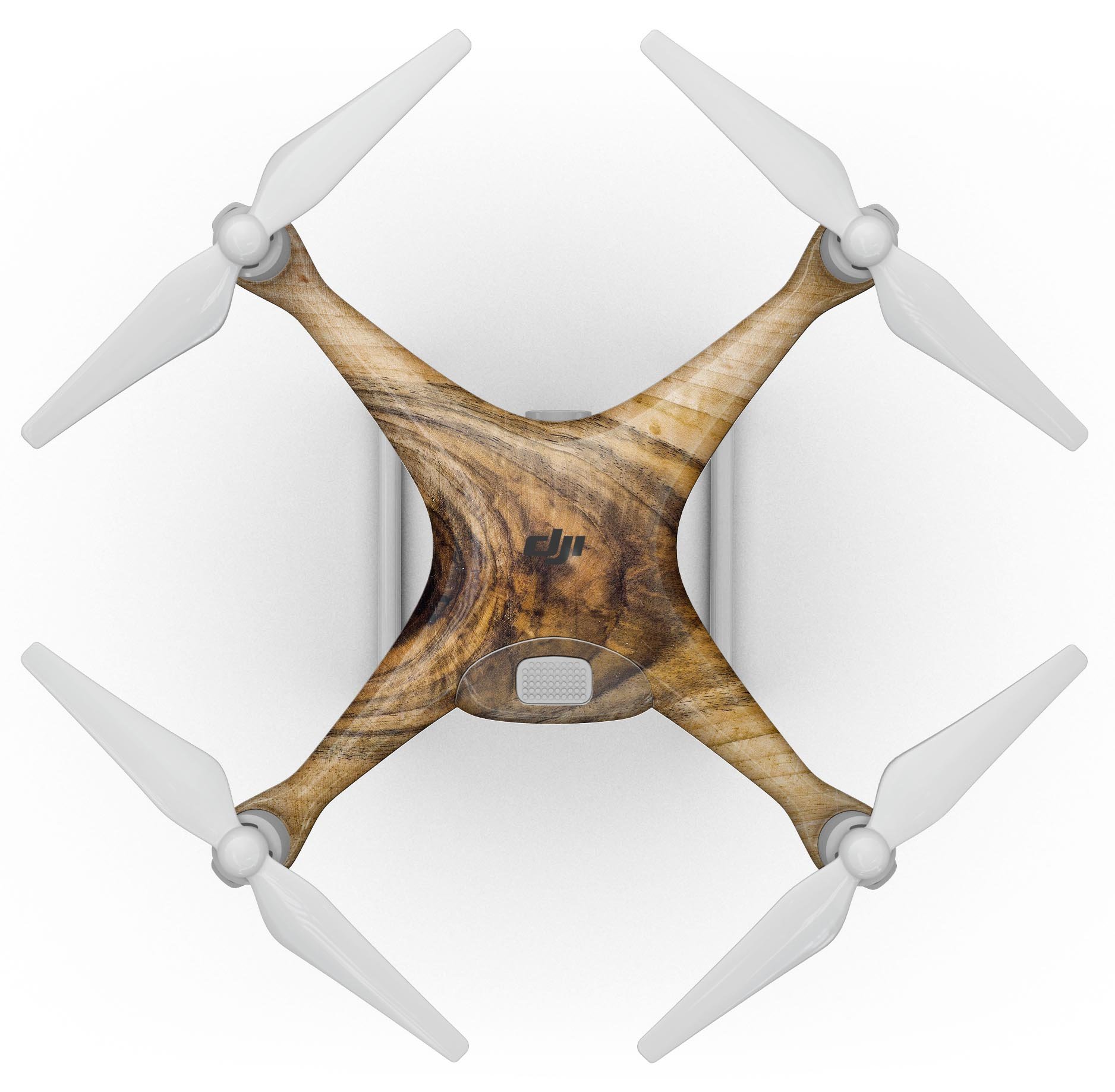Design Skinz Design Skinz Light Knotted Woodgrain Full-Body Wrap Decal Skin-Kit Compatible with The Drone DJI Phantom 4