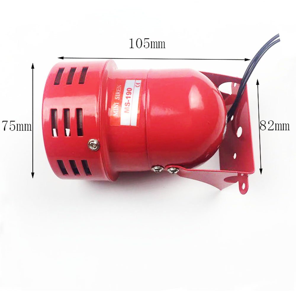 BAYM® AC 110V Horn 120dB MS-190 Industrial Motor Alarm Bell Siren Horn Sound Buzzer Alarm