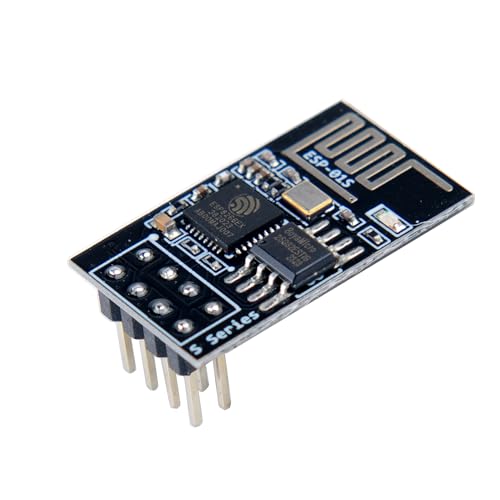 Stemedu USB to ESP8266 ESP-01 Serial Wireless Transceiver 4MB SPI Flash WiFi Module ESP-01S Prog WiFi Programmer Downloader CH340C Chip with Reset Button