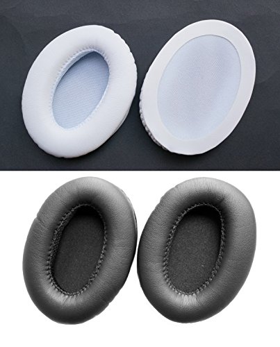 Ear Pad Earpads Leather Cushion Repair Parts for Philips TR55LX Headphones(earmuffes) Headset (White)