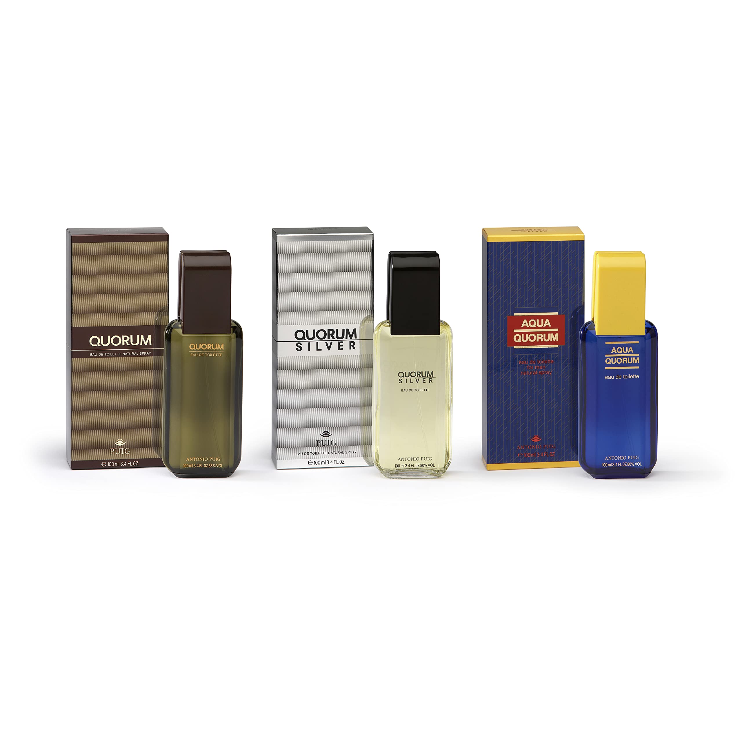 Quorum Antonio Puig Aqua for Men Edu de Toilette Spray, 3.4 Ounce