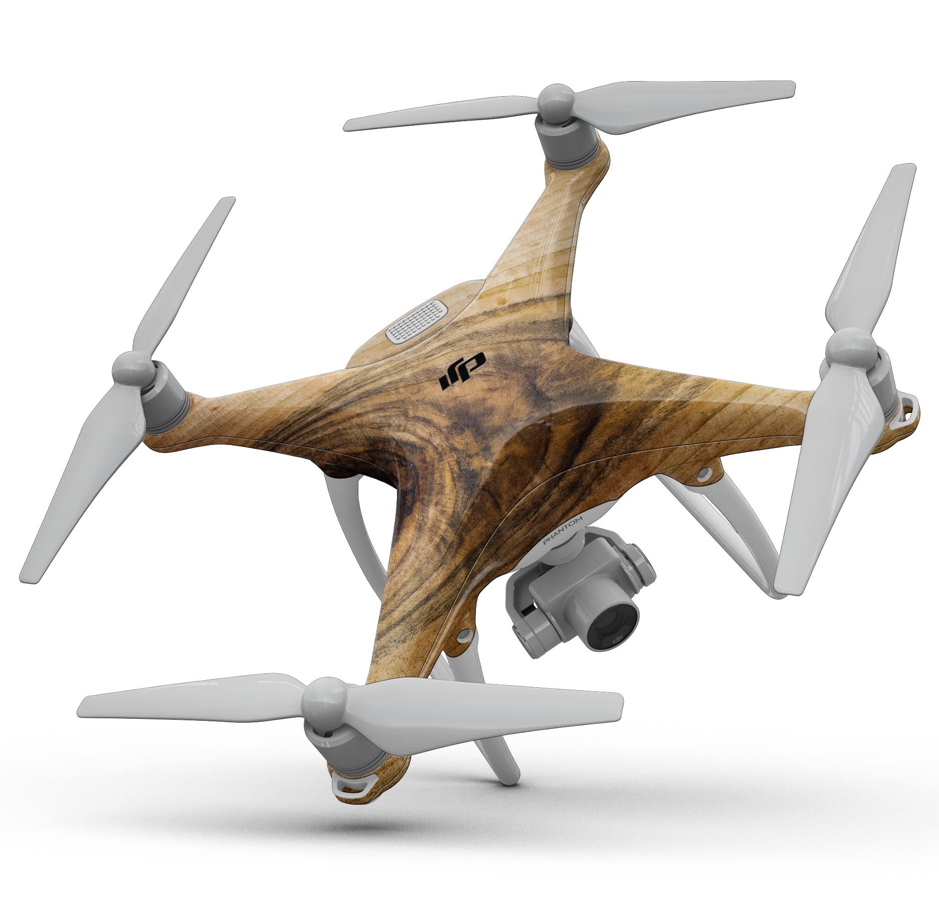 Design Skinz Design Skinz Light Knotted Woodgrain Full-Body Wrap Decal Skin-Kit Compatible with The Drone DJI Phantom 3/Phantom 3 Pro