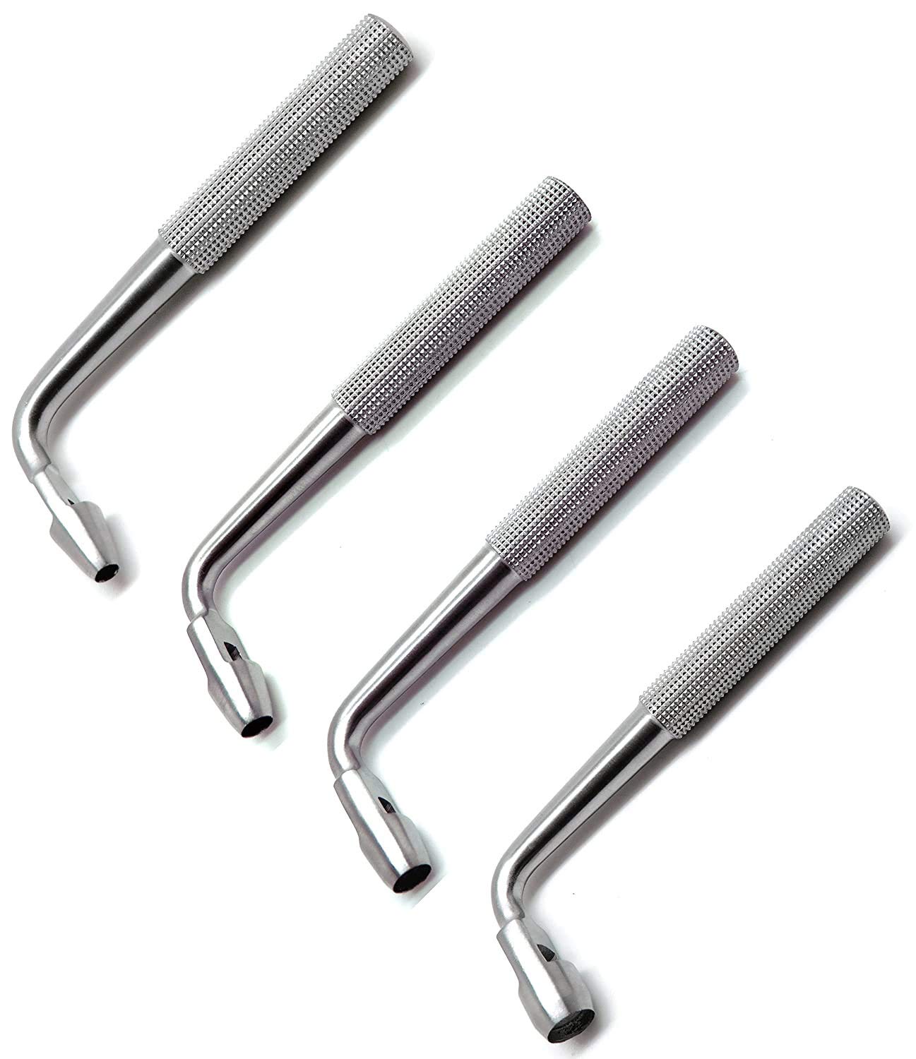 Dental Tissue Punch Angled 4mm, 5mm, 6mm, 8mm Surgical Implant Stainless Steel 4 Pcs Instruments