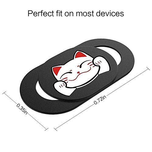 Haulonda Webcam Cover Slide,Ultra Thin Cute Web Camera Lens Shutter for iPhone/Laptop/Macboook Pro/iMac/Smartphone-Protect Your Privacy and Security(6Pack)