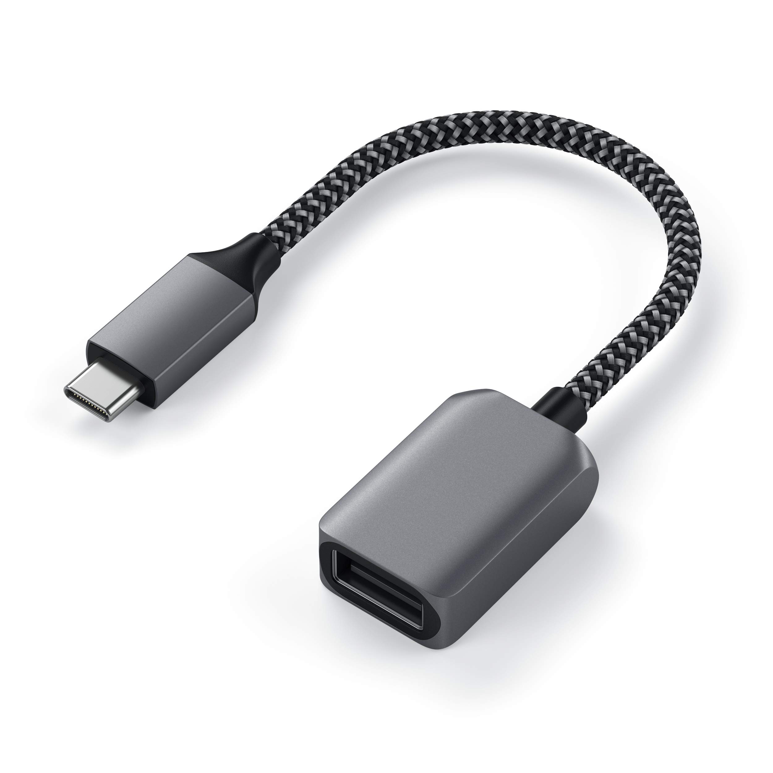 Satechi USB C to USB-A 3.0 Cable Adapter, USB Type C to Type-A Female with Data Transfer up to 5Gbps, USB C Adapter for MacBook Pro/Air M1 M2 M3, Dell, HP, Surface, Lenovo, iPad