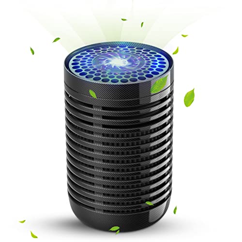 AIRFEEL Car Air Purifier, Mini Air Purifier for Car with True HEPA Filter Cleans Air, Eliminates Smoke & Odor, Small Travel Air Purifier for Office (Black)