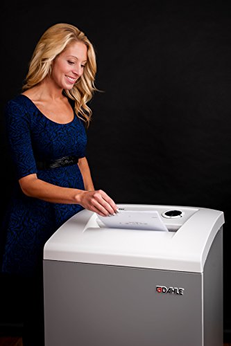 Dahle 50464 Oil-Free Paper Shredder w/Jam Protection, SmartPower, German Engineered, 24 Sheet Max, Security Level P-4, 3-5 Users