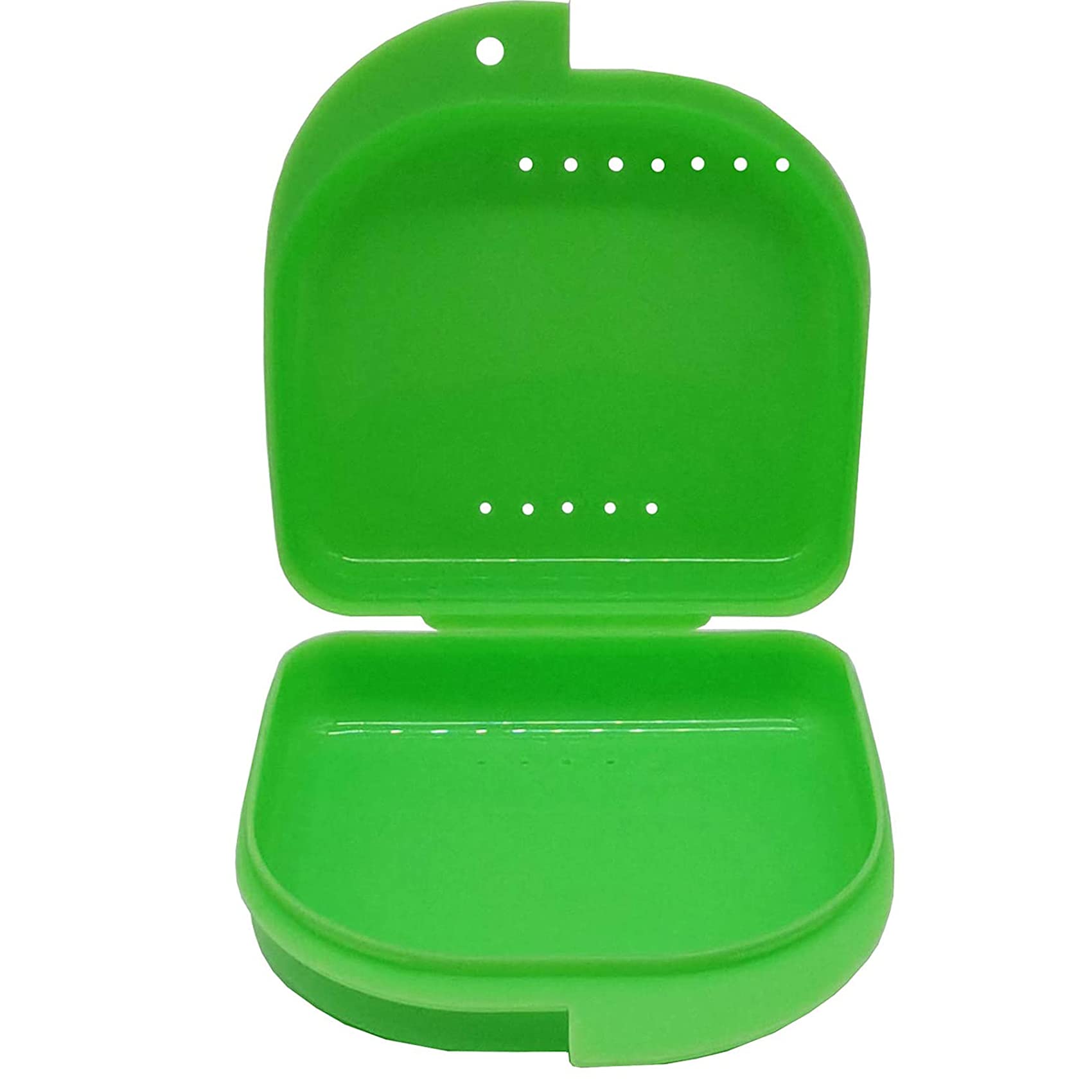 RONYOUNG 10PCS Mouth Guard Case Retainer Box Orthodontic Denture Storage Container, 5 Color