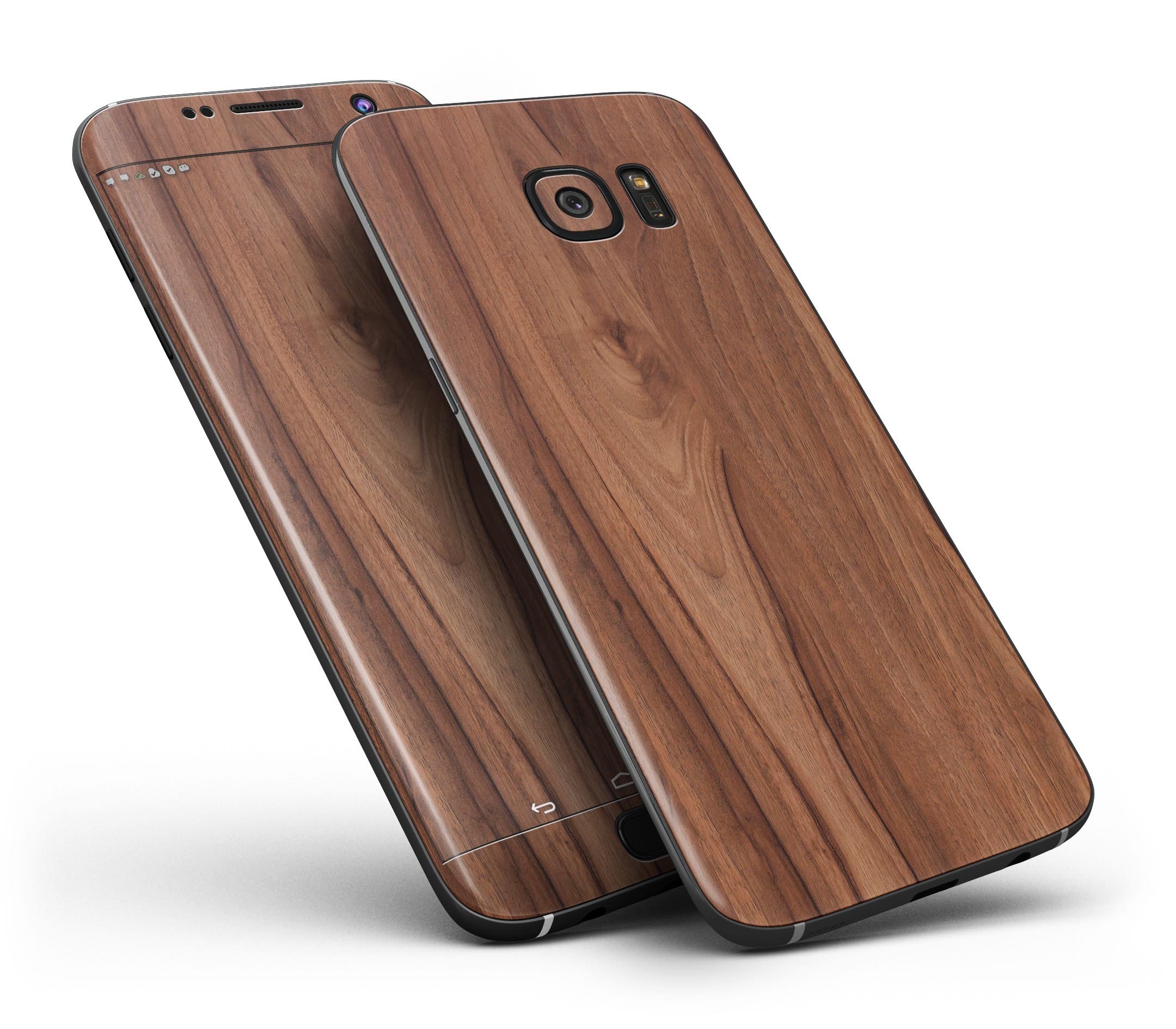 Design Skinz Design Skinz Smooth-Grained Wooden Plank Full-Body Wrap Decal Skin-Kit for The Galaxy S7