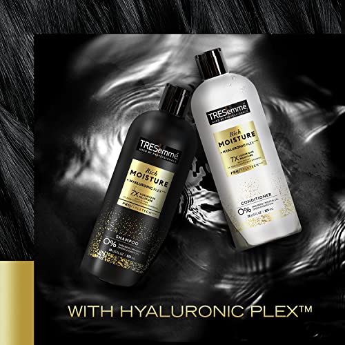 TRESemmé Rich Moisture Shampoo and Conditioner Rich Moisture 2 Count for Dry Hair Formulated With Vitamin E and Biotin 28 oz
