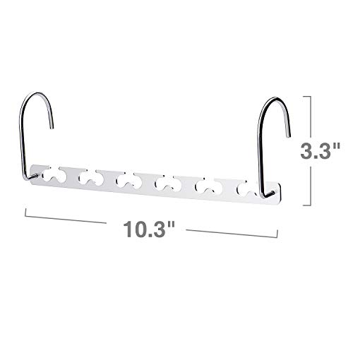 HOUSE DAY Magic Hangers Space Saving Hangers for Clothes Hangers Space Saving Wardrobe Clothing Hanger Organizer Closet Space Saver Hangers (12 Pack)