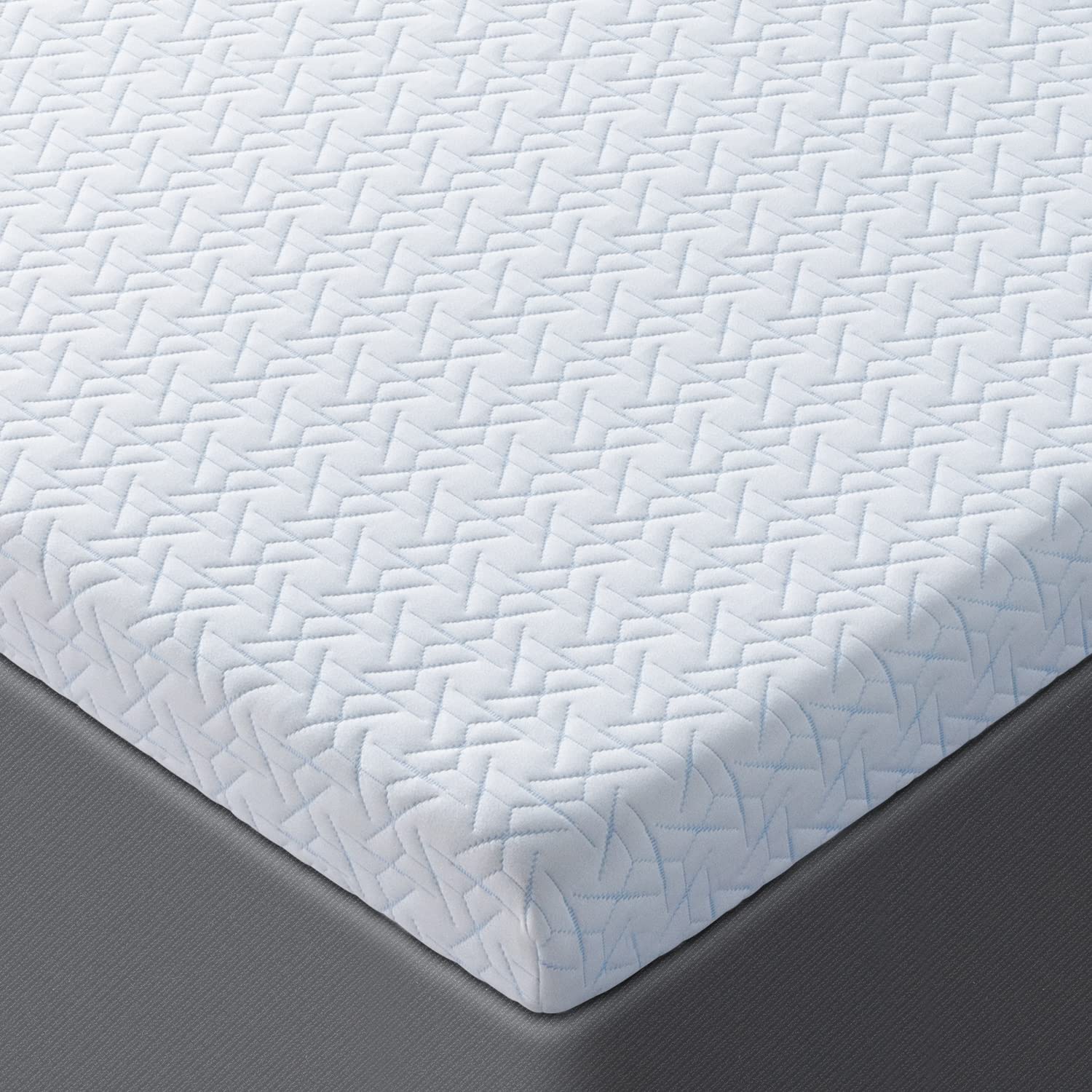 Maxzzz 3 Inch Twin Mattress Topper - Cool Gel Memory Foam Mattress Topper Extra Firm Bed Topper with Cover, Hard Mattress Topper for Back Relax,CertiPUR-US Certified