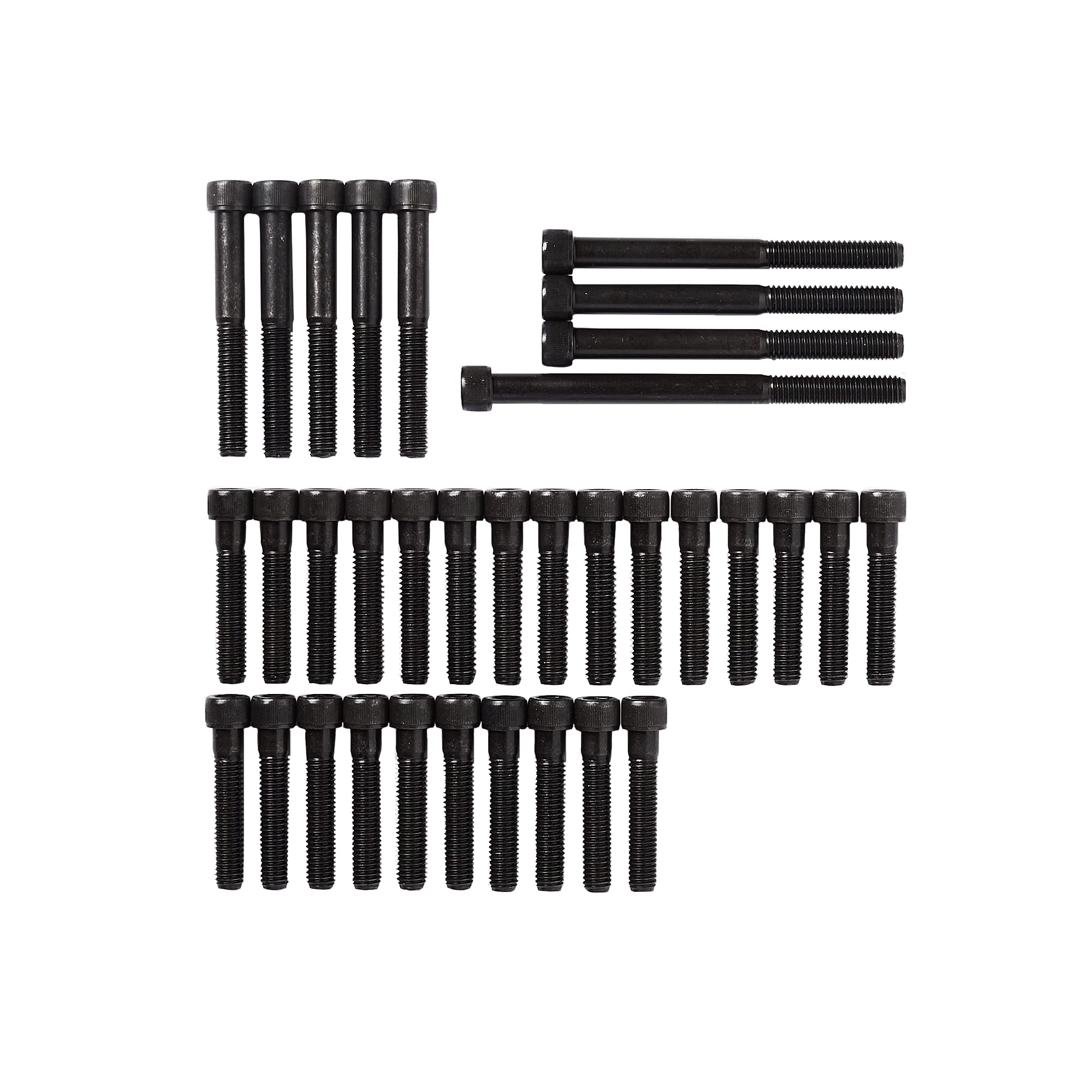 Escape Climbing 34 Bolt Variety Pack | Features a 3/8-16 Socket Cap Screw | Includes 2” 3” 4” and 5” Bolts | Designed Specifically for Rock Climbing Walls and Holds