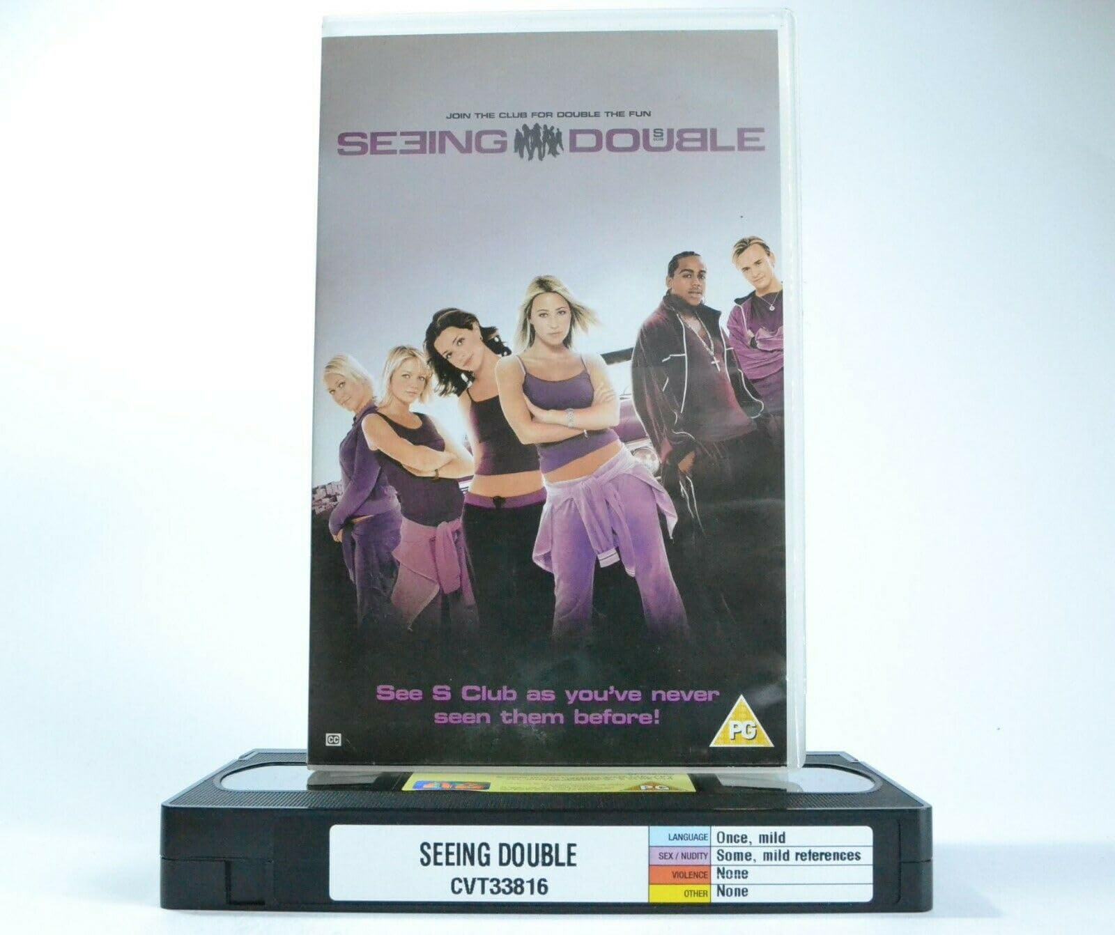 Seeing Double (2003): British Musical Comedy - Large Box - S Club 7 - Pal VHS