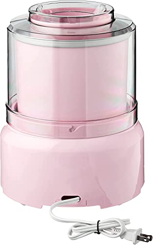 Cuisinart ICE-21PK Frozen Yogurt - Ice Cream & Sorbet Maker, Pink, 1.5 Quart