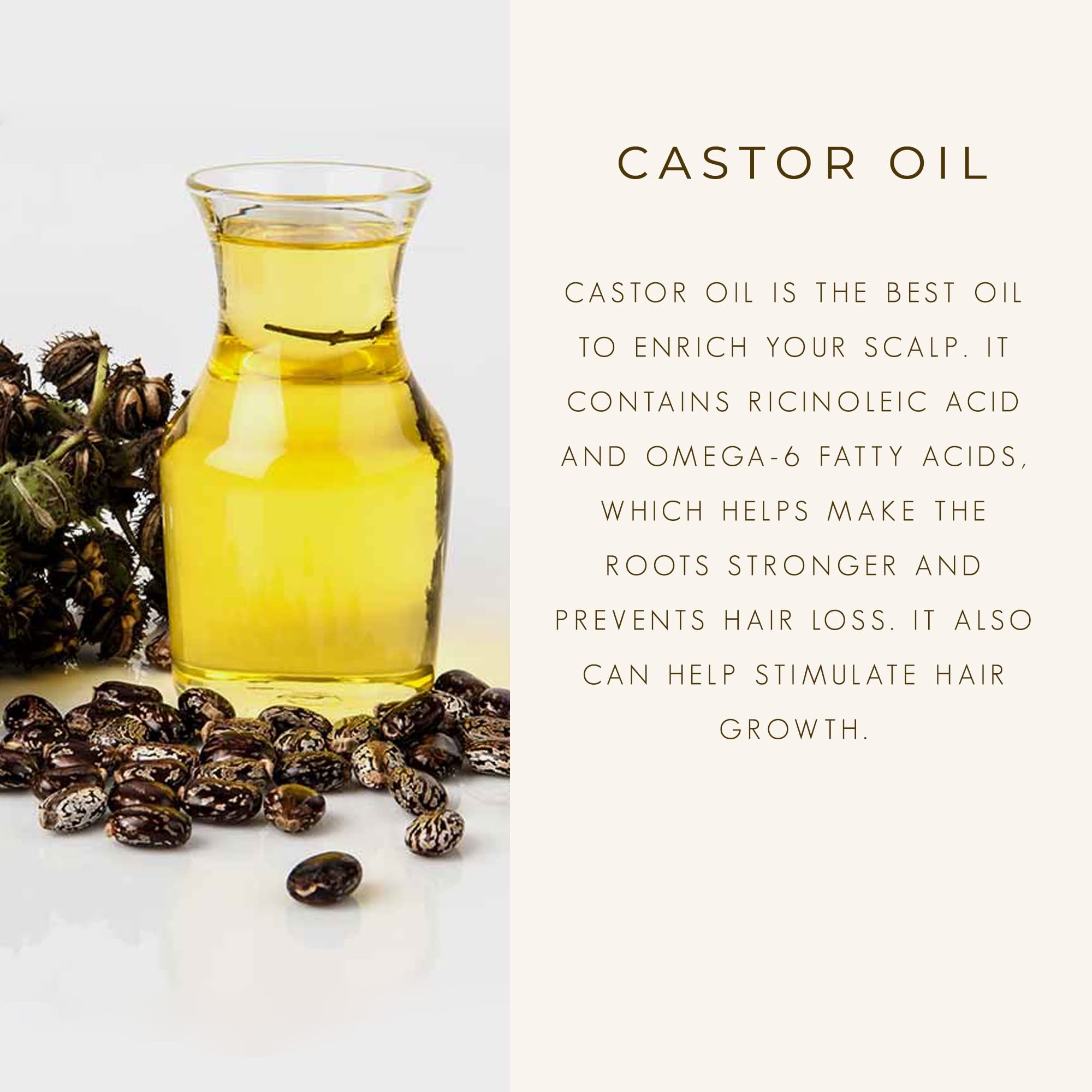 Pierre'S Apothecary Caster Oil Growth Shampoo, Strengthening Thickening Hair Product, Natural Ingredients, Biotin - 33.8 fl oz