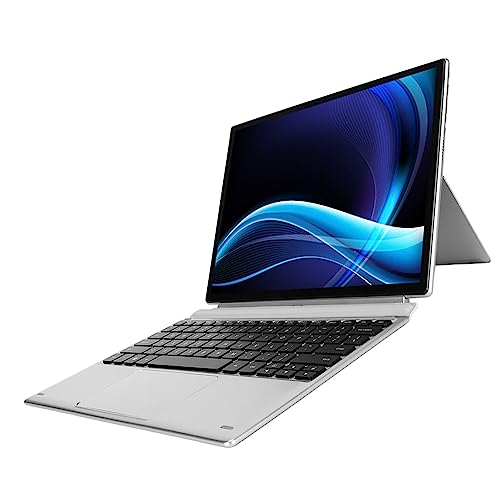 3K UHD Tablet, 12.3 Inch 2 in 1 Touchscreen Tablet Laptop, with J4125 Processor, with Magnetic Keyboard, BT5.0, WiFi for Win 10 (US Plug 8GB+512GB)