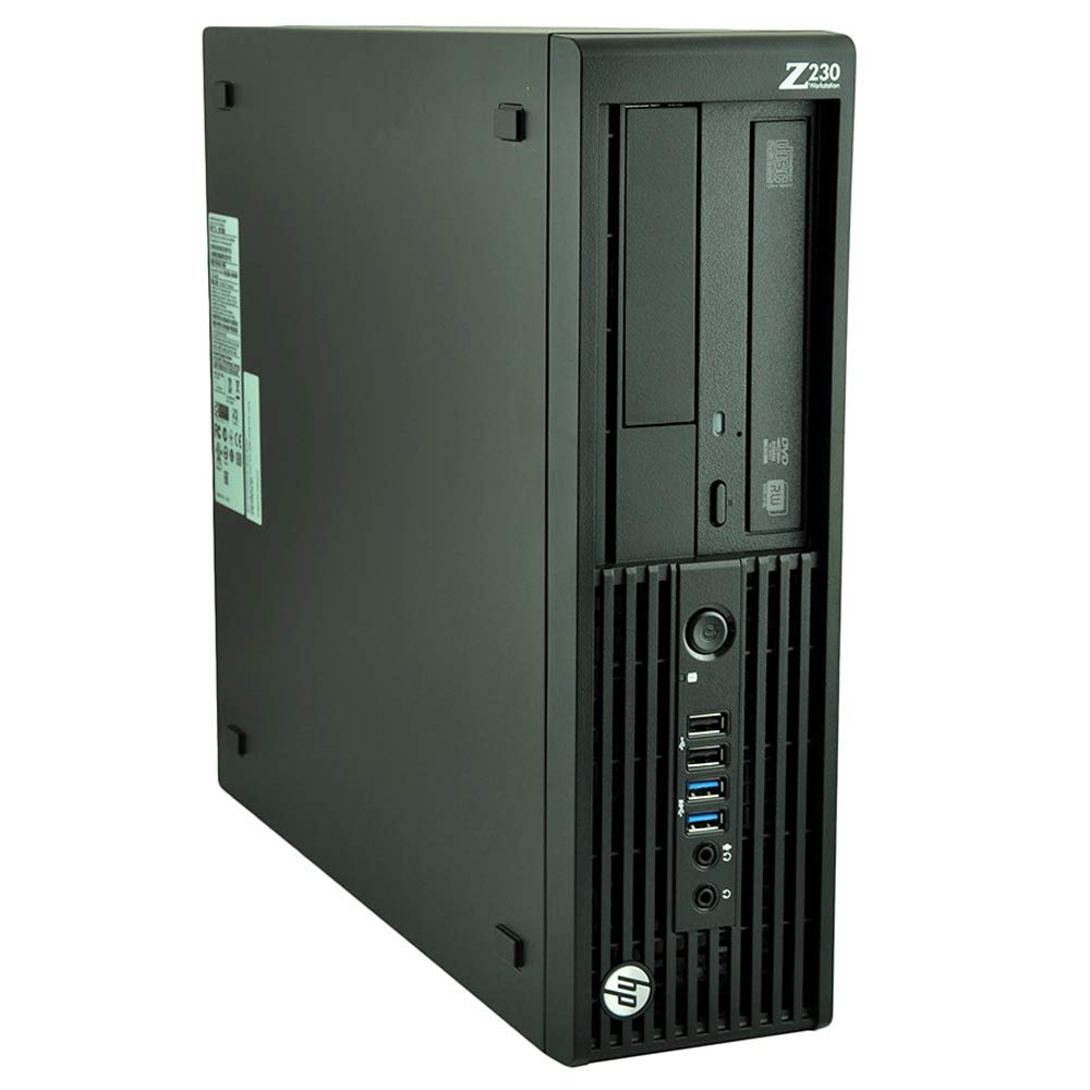 HP z230 Workstation SFF Business Desktop Computer, Core i7 4790 Up to 4.0Ghz, 16GB RAM, 120GB SSD, DisplayPort, USB 3.0, Windows 10 Pro (Renewed)