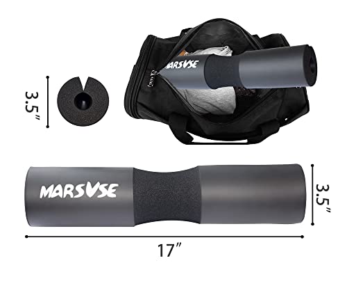 Barbell Pad Hip Thrust Pad Squat Pad Foam Sponge Pad for Squats, Lunges and Hip Thrusts,Provides Relief To Neck and Shoulders While Training,Suitable for The Use In The Gym(black)