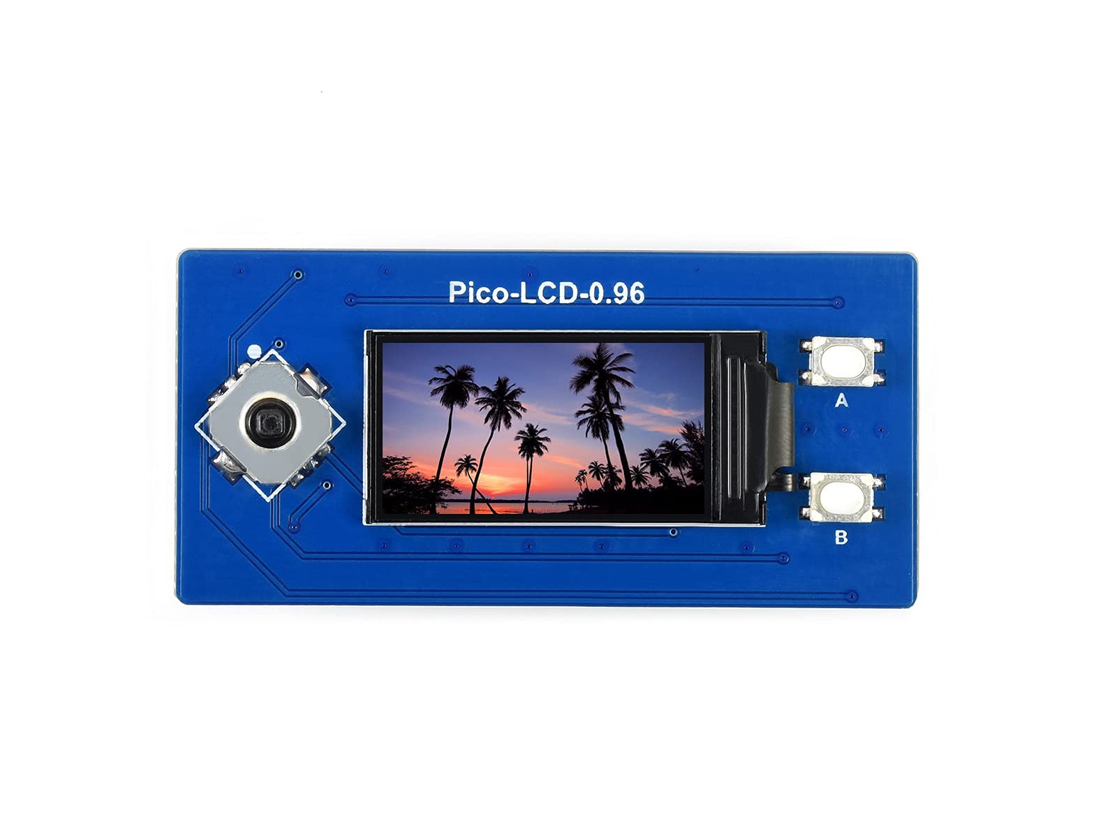 Waveshare 0.96inch LCD Display Module for Raspberry Pi Pico 65K RGB Colors 160×80 Pixels SPI Interface Embedded ST7735S Driver
