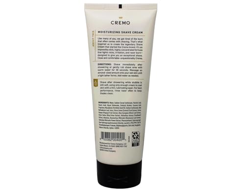 Cremo Shave Cream Classic Citrus Shaving Cream for Men, 6 Fluid Ounce (3 Pack)