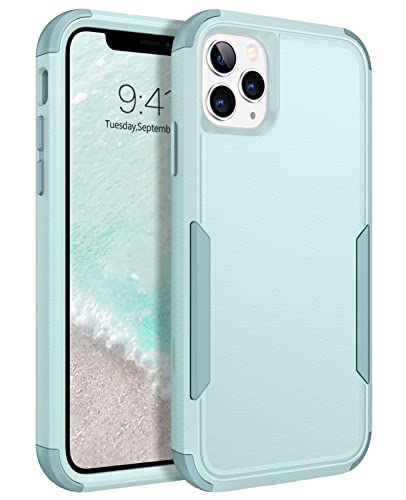 BENTOBEN iPhone 11 Pro Case, 3 in 1 Heavy Duty Rugged Hybrid Shockproof Hard PC Soft TPU Bumper Non-Slip Protective Girls Women Boy Men Phone Cases Cover for iPhone 11 Pro 5.8 Inch, Mint Green