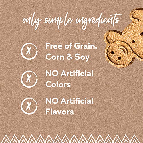 Buddy Biscuits Grain Free Soft & Chewy Dog Treats, Small Dog or Large Dogs Training with Peanut Butter 5 Oz