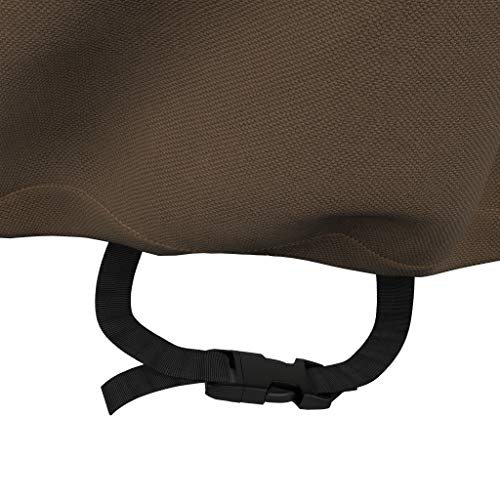 Amazon Basics Dining Arm Chair Outdoor Patio Furniture Cover, Set of 2, Beige / Tan