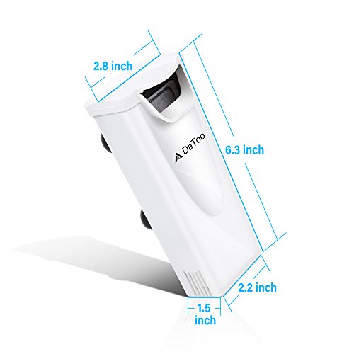 DaToo Aquarium Power Filter in-Tank Ultra Silent Small Fish Tank Filter 3W for Aquarium 1 to 10 Gallon Tank, 1 Yr Warranty