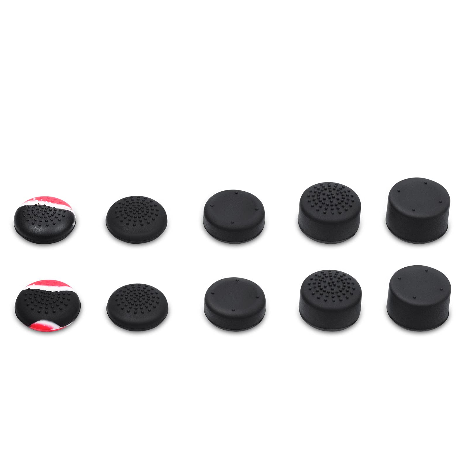 3 Pack Silicone Camouflage Skin for PS5 Controller - SYMOTOP Anti-Slip Protector Cover Case Grip Compatible with Sony Playstation 5/PS5 DualSense Controller with 10 X FPS PRO Thumb Grips Caps