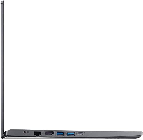 acer 2023 Aspire 5 15.6" FHD IPS Laptop PC 10-Core 12th Intel Core i7-1255U Iris Xe Graphics 16GB DDR4 256GB NVMe SSD WiFi AX RJ-45 BT HDMI Webcam Thunderbolt 4 Backlit KB Windows 11 Pro w/RE USB