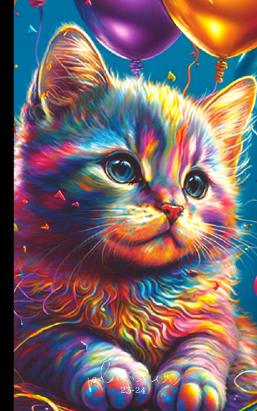 2023-2024 PLANNER: "CUTE CAT" Weekly planner. September 2023 to August 2024. Weekly. Annual, monthly and weekly calendar. Timetable. 6 x 9 inches. 139 pages.