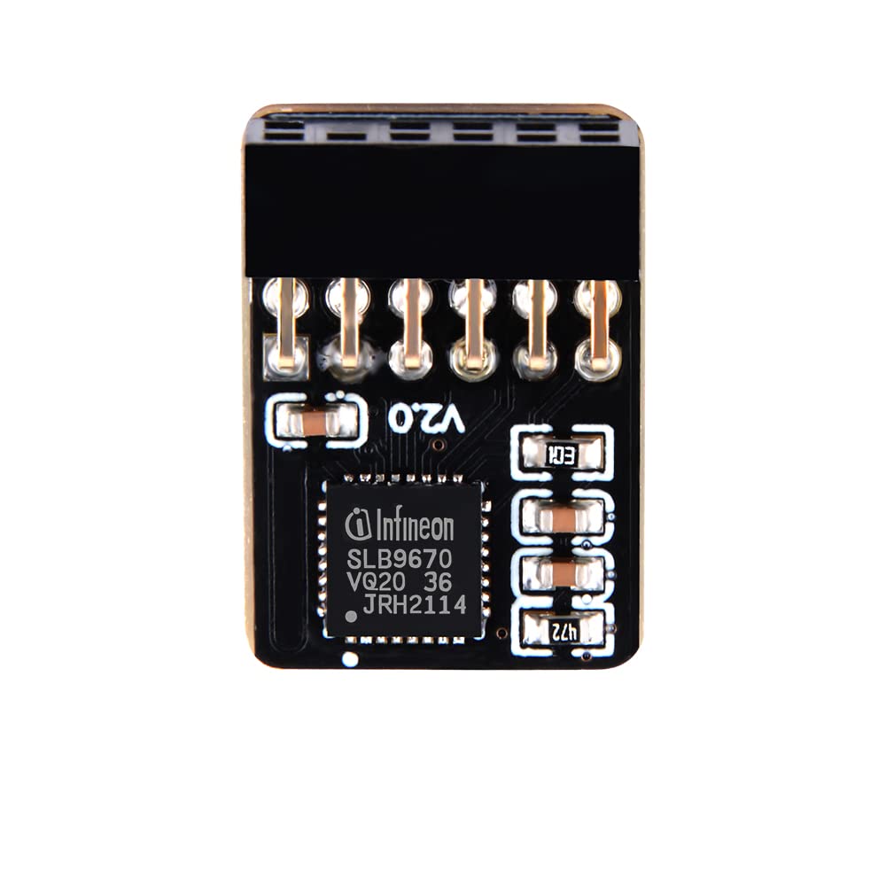 NewHail TPM2.0 Module TPM SPI 12Pin Module with infineon SLB 9670 for Gigabyte Motherboard