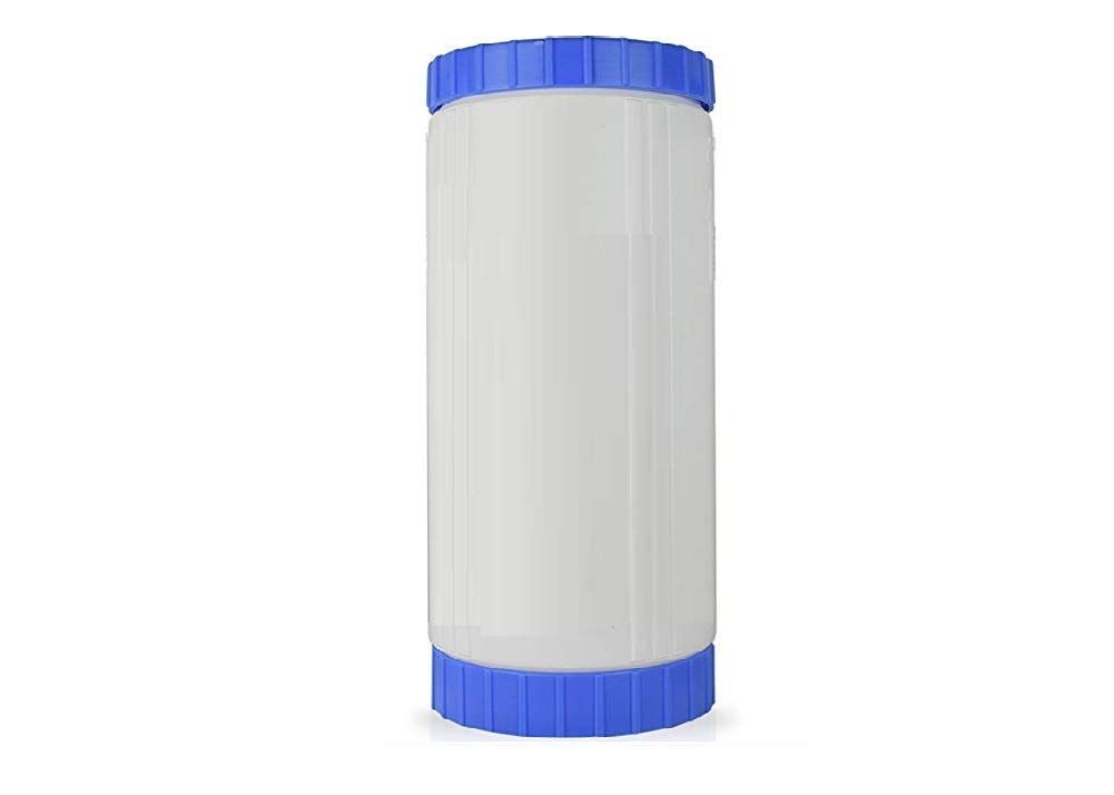 4.5" x 10" Whole House Refillable Water Filter Cartridge - GAC Catalytic Carbon + Birm + KDF 85: Removes Iron, Manganese, Hydrogen Sulfide - Rotten Egg Smell - Compatible with 10" Big blue Housing