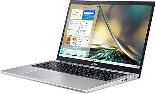 acer 2023 Flagship Aspire 5 15.6" FHD IPS Slim Laptop, Dual-Core Intel i3-1115G4 (Upto 4.1GHz, Beat i5-7200U), 8GB RAM, 128GB NVMe SSD, WiFi 6,RJ-45, Webcam, Amazon Alexa, Windows 11+HubxcelAccessory
