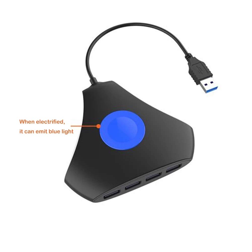 SHYPT Portable 4 Port USB 3.0 HUB High Speed 5Gbps Multi USB Splitter Expander Adapter for PC Computer Accessories