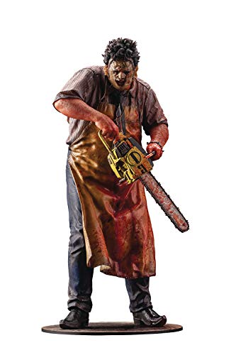 Kotobukiya The Texas Chainsaw Massacre: Leatherface (1974 Slaughterhouse Version) ArtFX Statue, Multicolor, 6 inches