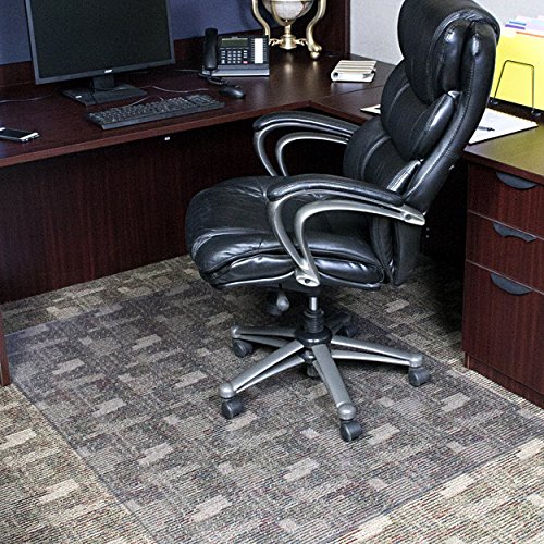 Dimex 46"x 60" Clear Rectangle Office Chair Mat For Low And Medium Pile Carpet, Made In The USA, BPA And Phthalate Free, C532001J