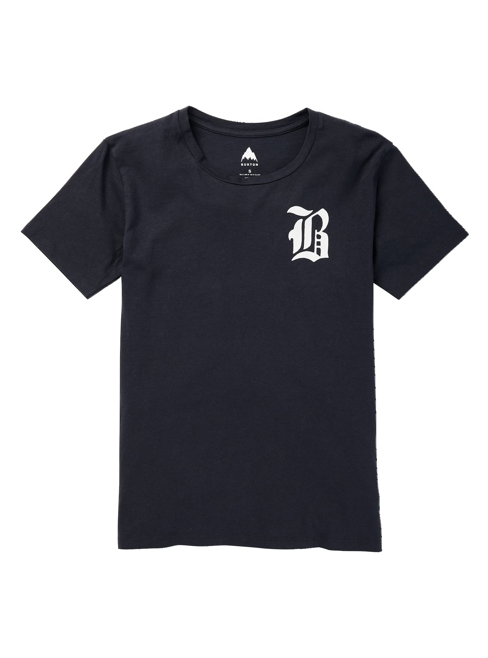 Burton Women's Standard Bradner Short Sleeve T-Shirt, True Black, Large