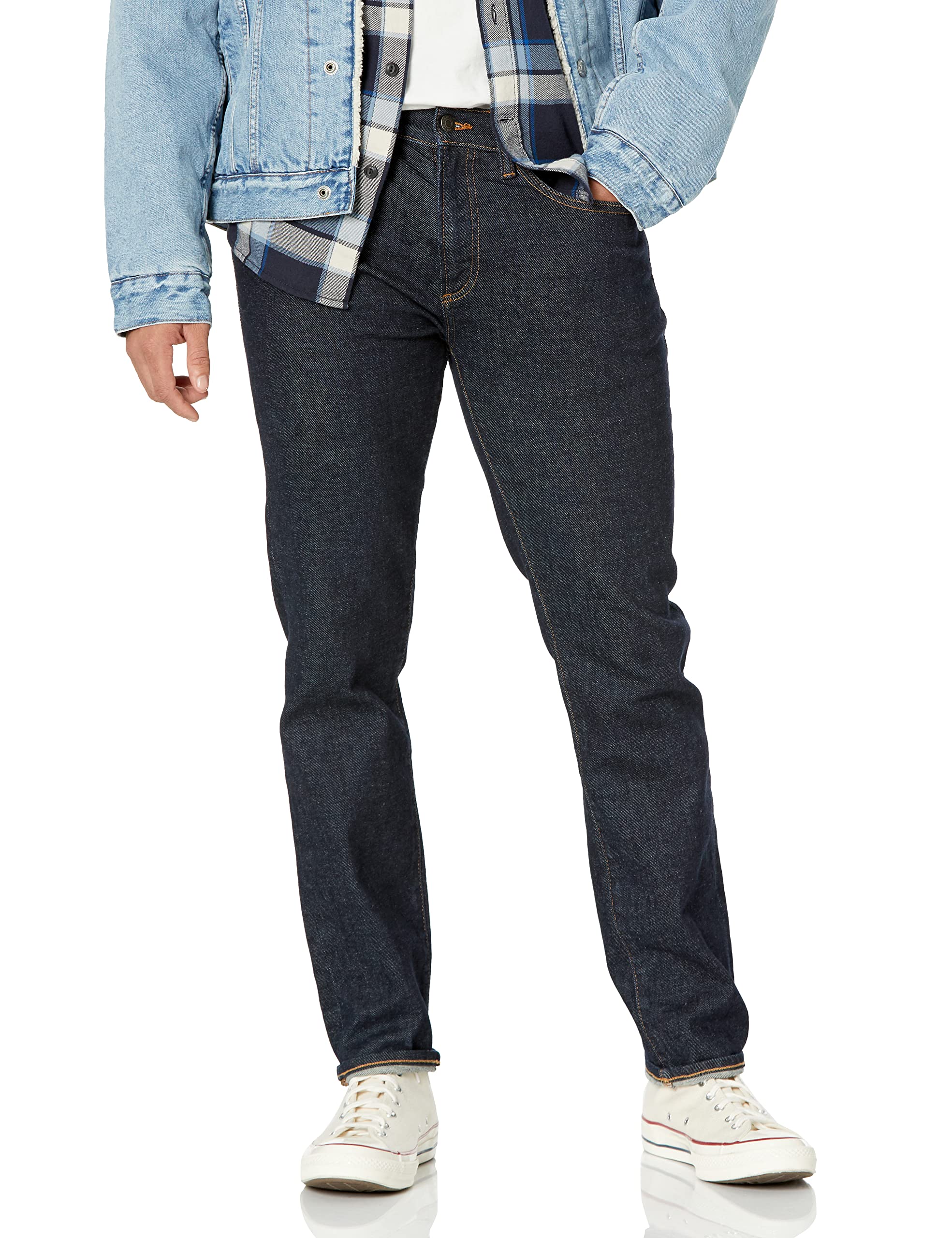 GAP Mens Soft High Stretch Skinny Fit Jeans, Rinse Washed Indigo, 34W x 32L US