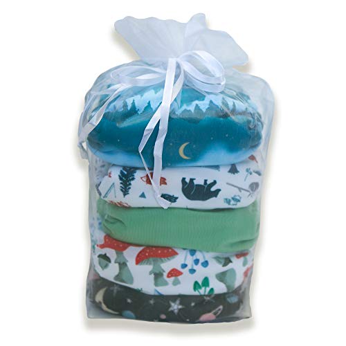 Thirsties Bundle of Adventure Cloth Diaper Collection Package, Snap Stay Dry Natural One Size All in One Cloth Diaper, Bundle of Adventure
